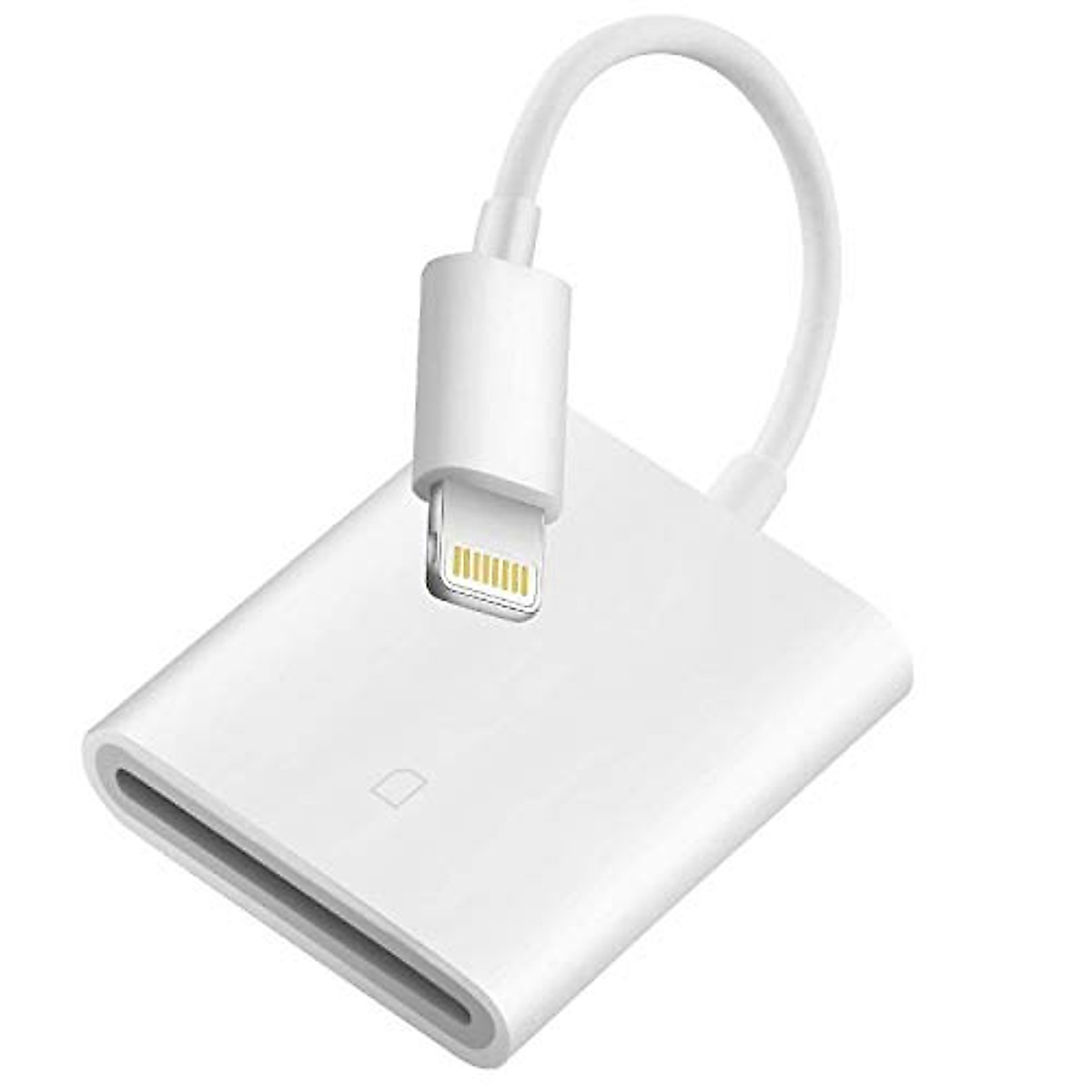 [Apple MFi Certified] SD Card Reader for iPhone, wamaxlink Lightning to Memory Card Reader for Camera and Drone, Trail Camera Viewer SD Card Adapter Compatible for iPhone 14 13 12 11 XS XR X 8 7 iPad