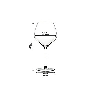 Riedel Extreme Pinot Noir Glass, Set of 2, Clear