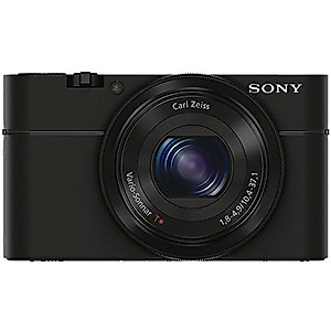 Sony Cyber-shot DSC-RX100 Digital Camera (Black) DSCRX100/B (Renewed)