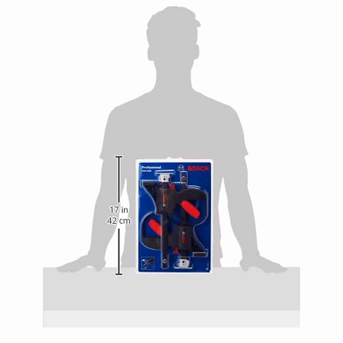 BOSCH FSNKZW Track Quick Clamps (2 Pc.), Black