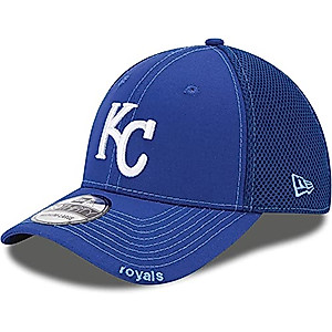 New Era MLB Neo Team Color 39Thirty Stretch Flex Fit Hat Cap (as1, Alpha, l, x_l, Kansas City Royals)