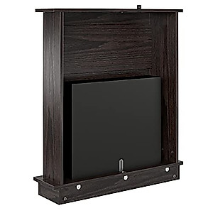 Ameriwood Home Ellsworth Fireplace with Mantel, Espresso