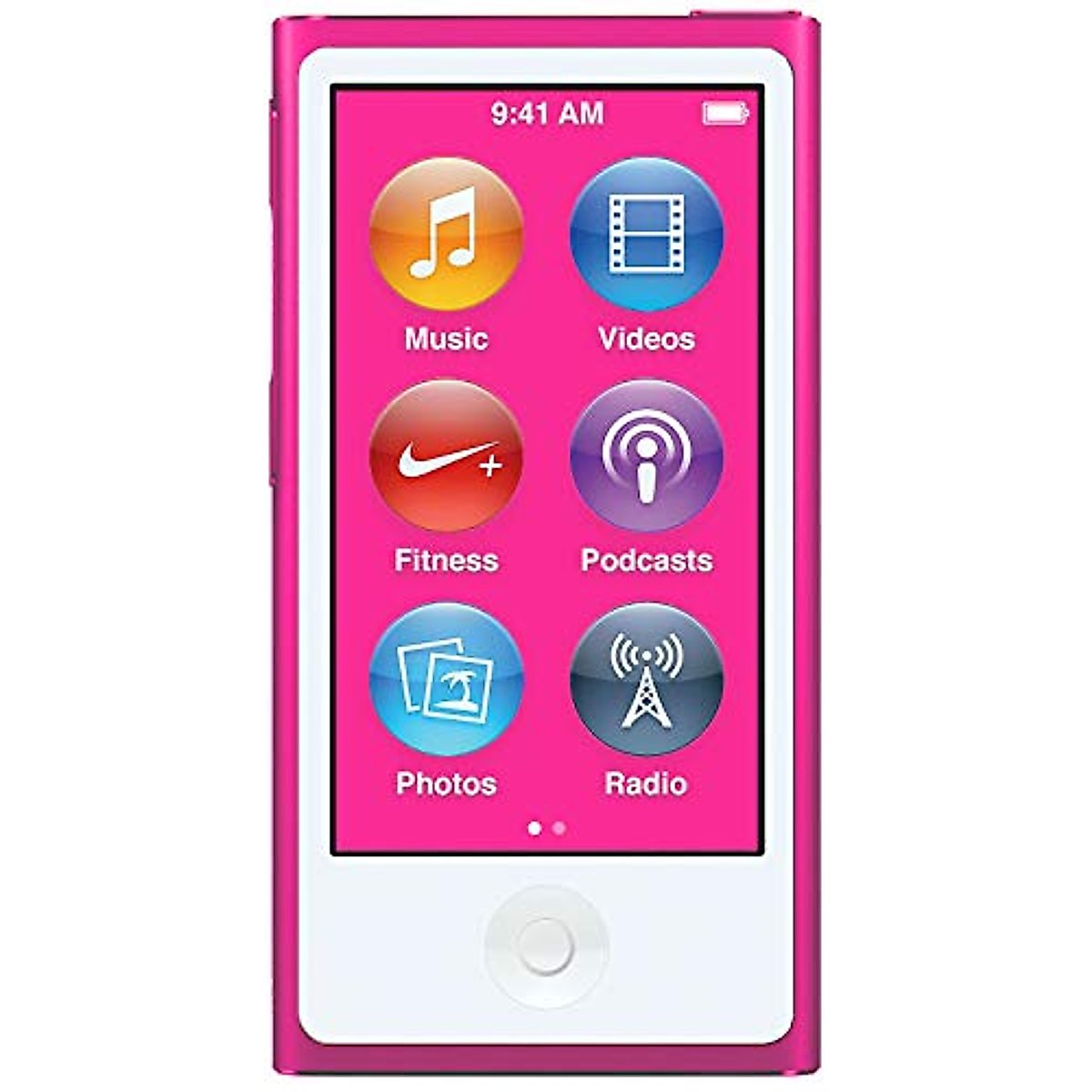 M-Player iPod Nano 7th Generation 16gb Purple (Generic Headset and Charging Cord) Packaged in Plain White Box
