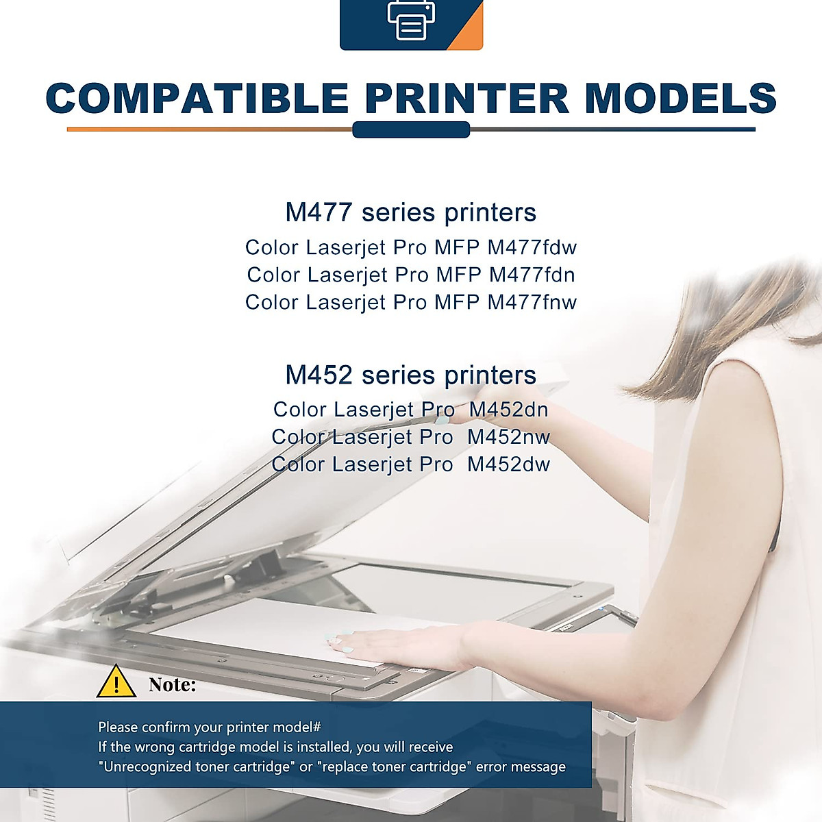 Ankink Compatible Toner Cartridge Replacement for HP 410A for Color Laserjet Pro MFP M477fnw,M477fdw,M452dn,Color Laserjet Pro M477 M452 Series,CF410A,4 Pack