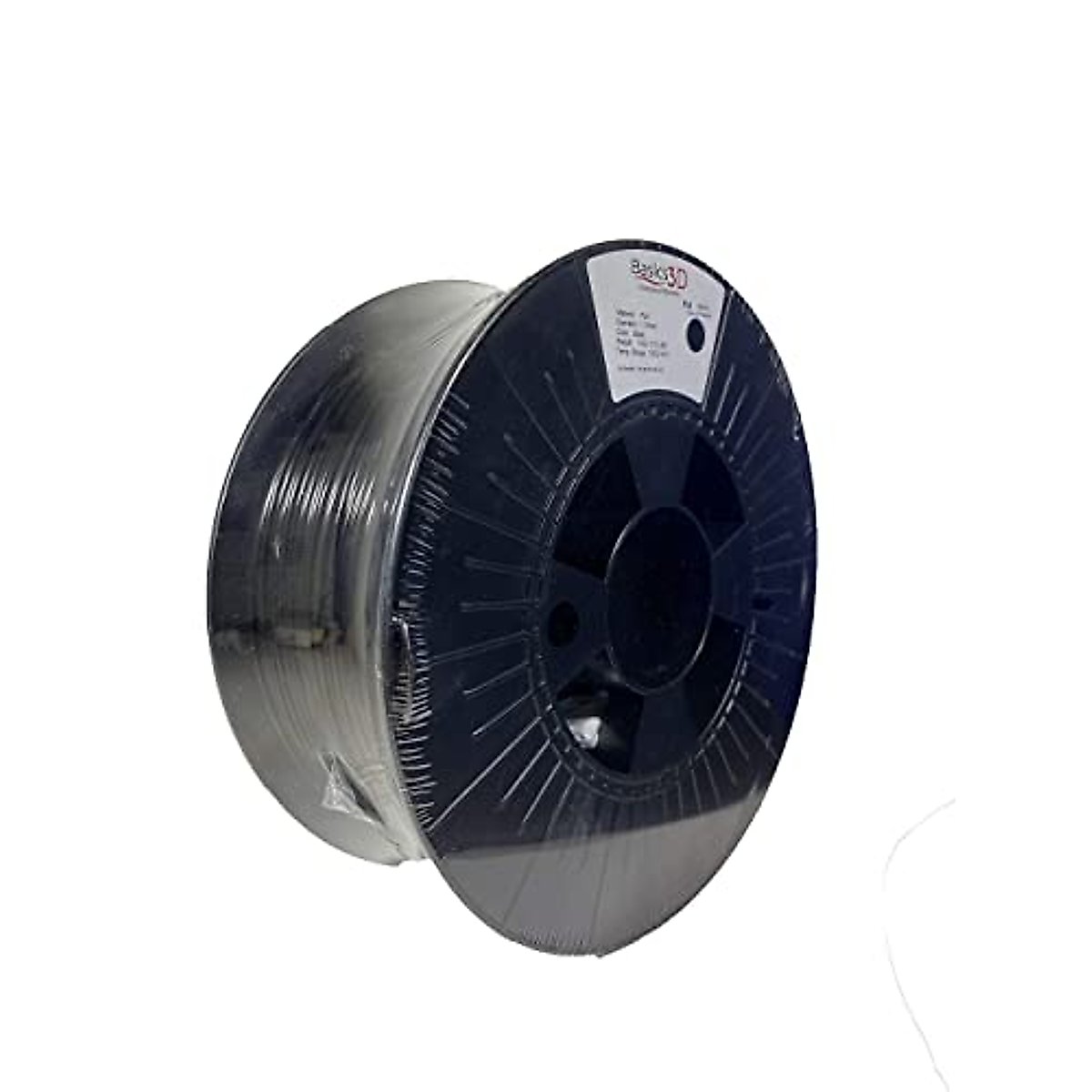 Basics 3D Professional 3D Printer Filament, Black, PLA Bioplastic Composite, 1.75mm, 1.0 Kg, Filament Compatible with Prusa, Creality, FlashForge and Most FDM Printers, Made in USA