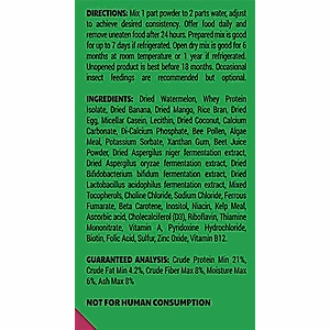 Pangea Fruit Mix Watermelon Complete Gecko Diet 1/2 LB