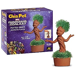 Chia Potted Groot Decorative Pottery Planter, Easy to Do and Fun to Grow, Novelty Gift, Guardians