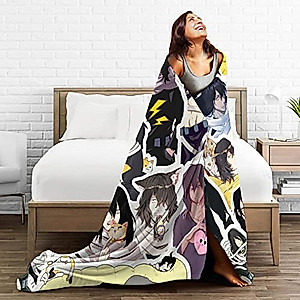 Blanket Aizawa Shota Soft and Comfortable Warm Fleece Blanket for Sofa,Office Bed car Camp Couch Cozy Plush Throw Blankets Beach Blankets