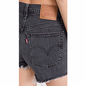 Levi's Women's Premium 501 Original, Cabo Rise Short-Black, 30