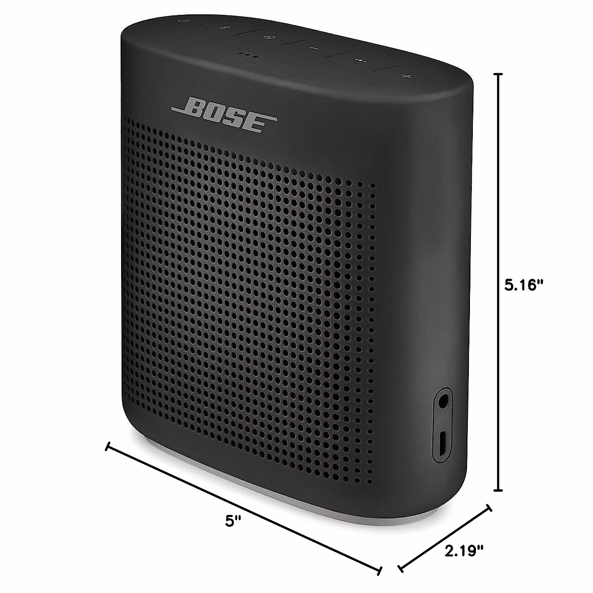 Bose SoundLink Color II Bluetooth Speaker Soft Black (Renewed)