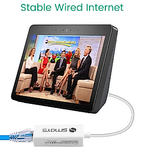 Micro USB to RJ45 Ethernet Adapter Dongle, Wired LAN Connection