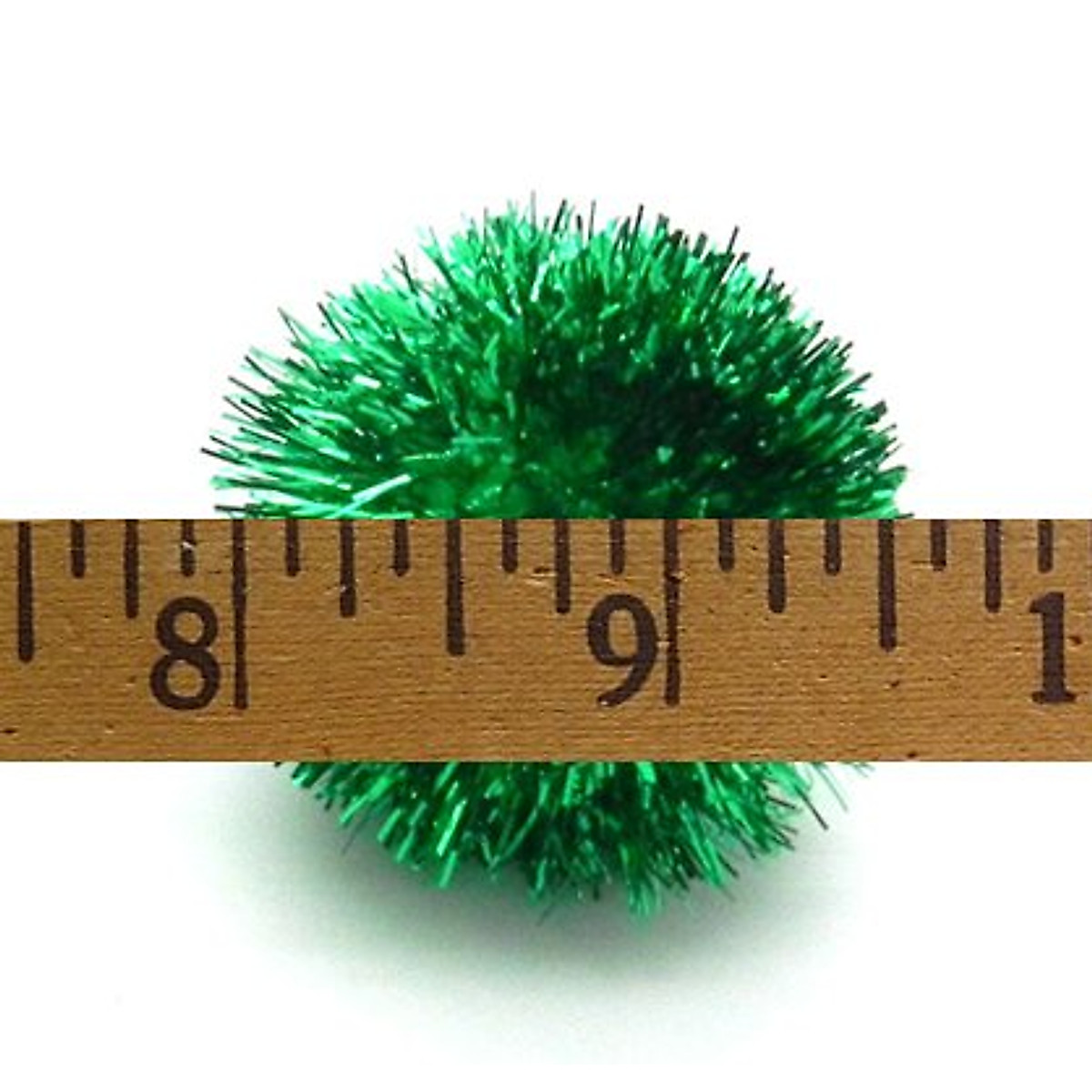 Tuff Kitty Puff Sparkle Ball Cat Toy - (1.5 inch) 12 Pak