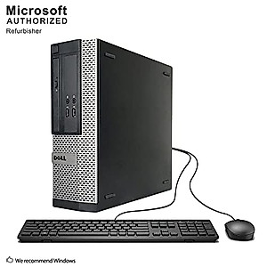Dell 3020 SFF Business Desktop Computer, Intel Quad-Core i5-4570 3.20GHz, 8GB RAM, 2TB HDD, DVD, USB 3.0, Windows 10 Professional (Renewed)