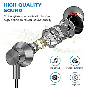 Earphones Wired in Ear Headphones Earbuds for iPhone 14/14 Pro Max /13/13 Pro Max/ 12/12 Mini 11 Pro/11 Pro Max Headphones