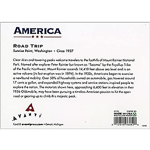 Avanti Press Mount Rainier Road Trip America Collection Funny Birthday Card