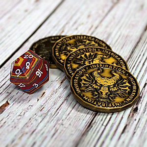Dice Dungeons Inspiration Coin Token - Single