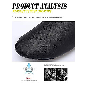 Tianrui Crown Women and Ladies Mongolian Dance Shoes, Antiskid Shoes,Leather Dance Boot (Leather,46) Black