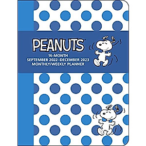 Peanuts 16-Month 2022-2023 Monthly/Weekly Planner Calendar: September 2022-December 2023