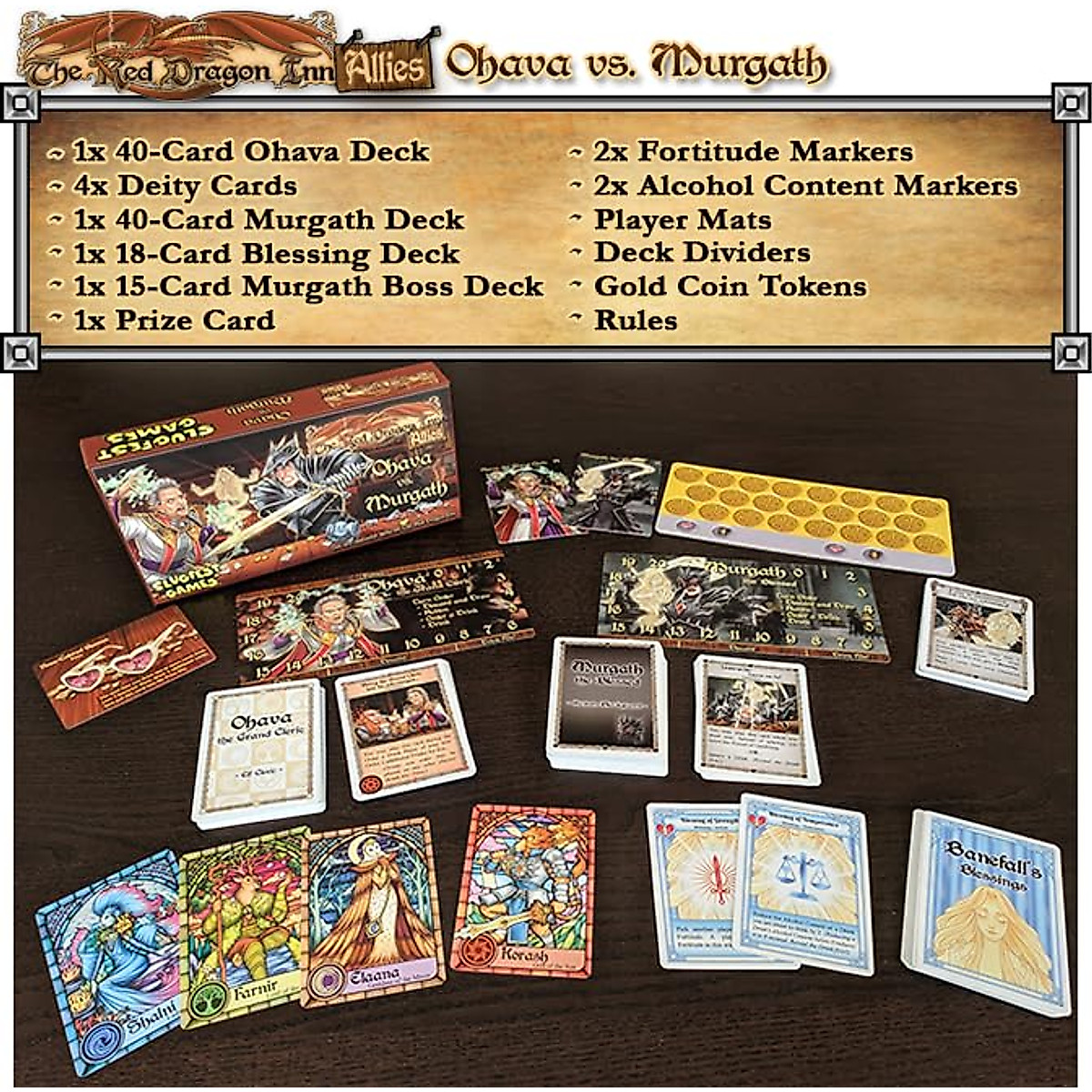 SlugFest Games Red Dragon Inn: Allies- Ohava Vs. Murgath Game