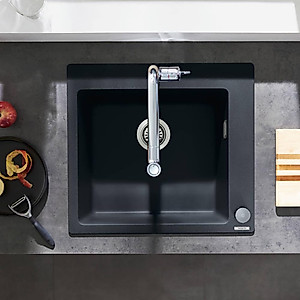 hansgrohe 43312170 S510-F450 Built-in Sink 450, Graphite Black Kitchen, 60 cm
