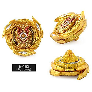 Bey Battle Burst Gyro Attack Blades Metal Fusion Evolution Combination with Arena, Launchers Grip & Battling Top(Golden)