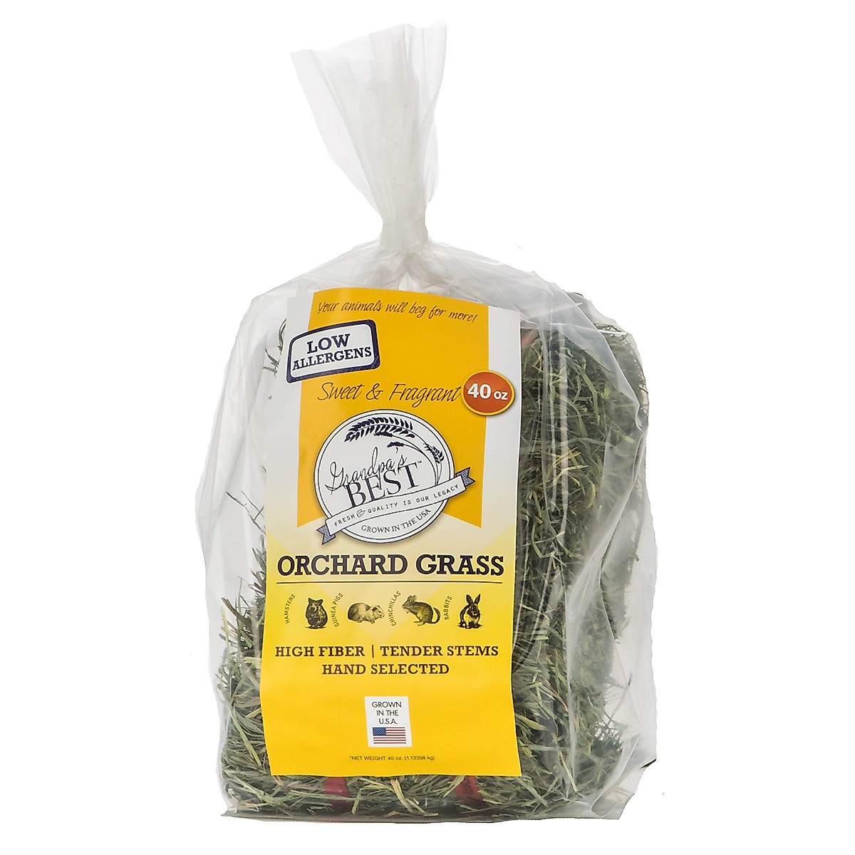 Grandpa's Best Orchard Grass Bale, 40 oz
