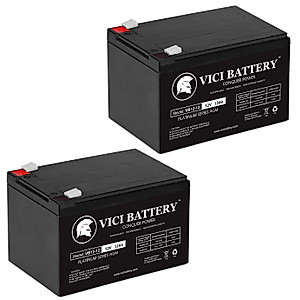 VICI Battery 12V 12Ah F2 Battery for INVACARE Lynx L-3, L-4 Sitting Scooter - 2 Pack Brand Product