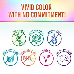 Punky Temporary Hair Color Spray, Tiger Orange, Non-Sticky, Non-Damaging Hair Dye Instant Vivid Hair Color, 3.5 oz, 1-Pack