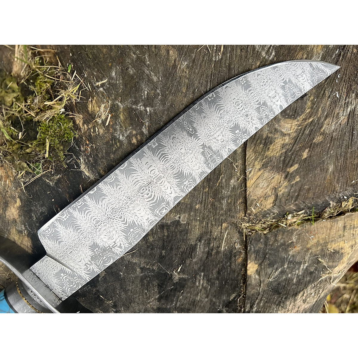 Perkin Damascus Steel Hunting Knife Handmade Knife Knives One Kind of Knife Damascus Hunting Knife