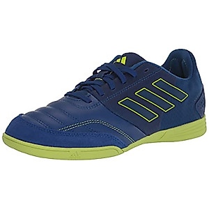 adidas Top Sala Indoor Soccer Shoe, Team Royal Blue/Team Solar Yellow/White, 2.5 US Unisex Little Kid