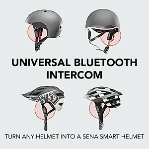 Sena pi, Universal Bluetooth Intercom Headset, Fits Most Cycling and Multi-Sport Helmets