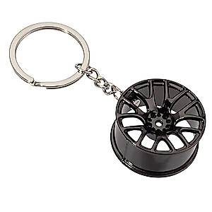 5pc Car Lovers Key Chain Set - Manual Gear Shifter | Wheel Rim | Spanner | Turbo | Brake Disc keychain | Automotive Accessories | Auto Vehicle Enthusiast Gift Set | Car Truck Bike | Car Parts Keyring