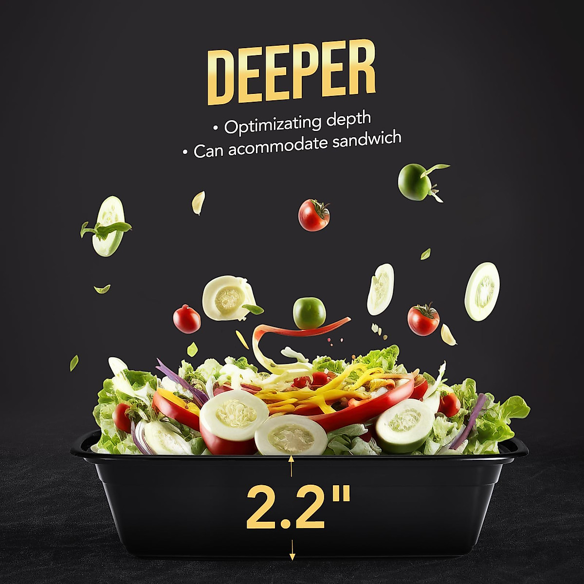 Glotoch 50 Pack【34OZ】Meal Prep Container Microwave Safe,Upgrade Durable Food Storage Containers With Lids,To Go Containers For Lunch/Takeout/Travel BPA-free, Stackable,Dishwasher/Freezer Safe