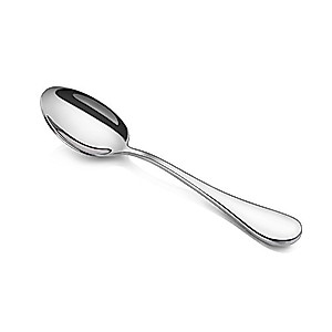 Artaste 59311 Rain 18/10 Stainless Steel Teaspoon, 6.25-Inch, Set of 12, Silver