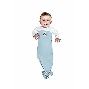 The Ollie Swaddle - Helps to Reduce The Moro (Startle) Reflex - Made from a Custom Designed Moisture-Wicking Material (Sky)