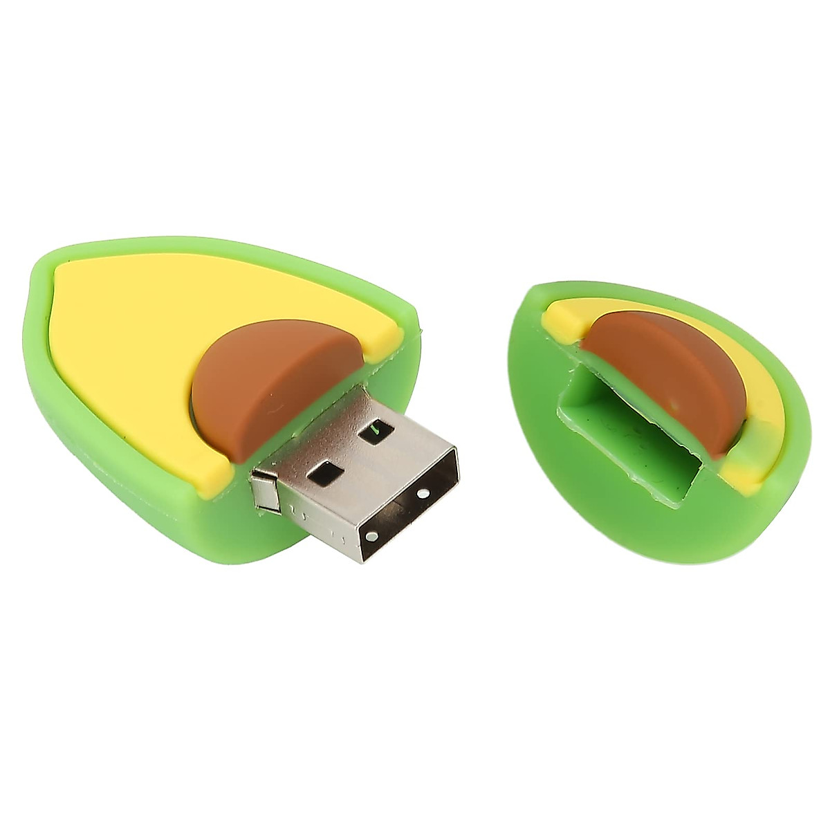 U Disk USB2.0 Cute,Cartoon Avocado Flash Drive Insect Pattern Gift Computer Memory Accessories for Computer Thumb Drive USB Jump Drive Data Storage Business Gift(16GB)