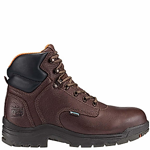 Timberland PRO Men's 26078 Titan 6" Waterproof Safety-Toe Work Boot Industrial, Brown, 12