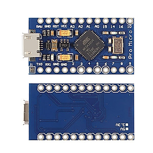 DWEII Pro Micro Atmega32U4 5V 16MHz Module Board Micro USB Pro Micro Development Board Microcontroller Pack of 5