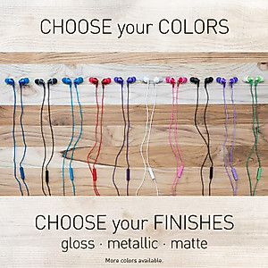 Panasonic ErgoFit Wired Earbuds, In-Ear Headphones with Microphone and Call Controller, Ergonomic Custom-Fit Earpieces (S/M/L), 3.5mm Jack for Phones and Laptops - RP-TCM125-V (Purple)