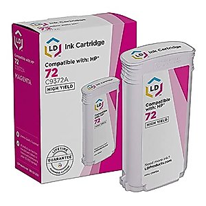LD Remanufactured Ink Cartridge Replacement for HP 72 C9372A High Yield (Magenta)