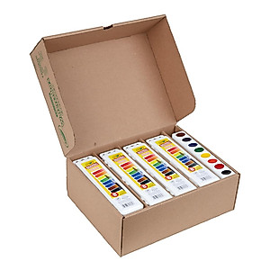 Crayola Watercolors Classpack, Bulk Paint Set For Kids, 24 Trays & 12 Refills, School Supplies