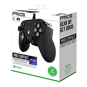 RIG Nacon PRO Compact Controller with Dolby Atmos for Xbox Series X|S and Xbox One