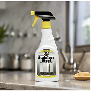Howard Products Stainless Steel Cleaner for Appliances - Stainless Steel Cleaner and Polisher