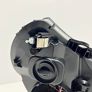 ALLIGATOR AUTO LIGHTS Headlight Assembly Set Pair Replacement for Ram 2014 2015 2016 2017 2018 2019 2020 2021 2022 ProMaster 2500, DOT/SAE Compliant,Halogen Headlights with Bulbs, Left & Right Side