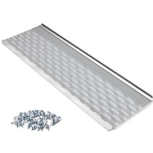 Waterlock DIY 6”Leaf Protection|Sample|Stainless Steel mesh|White Aluminum Gutter Covers|Contractor Grade|Gutter Guard from Manufacturer|Made in The USA
