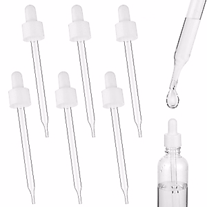 Lusofie 6PCS Glass Dropper Pipettes Beverage Mix Configurator Suitable Bubly SodaStream Drop Flavor Seltzer Flavor Drops for Sparkling Flavor SodaStream Accessories Mix Carbonated Drink Mix