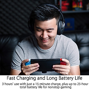 ASUS ROG Strix Go 2.4 Wireless Gaming Headset with USB-C 2.4 GHz Adapter | Ai Powered Noise-Cancelling Microphone | Over-ear Headphones for PC, Mac, Nintendo Switch, and PS5/4