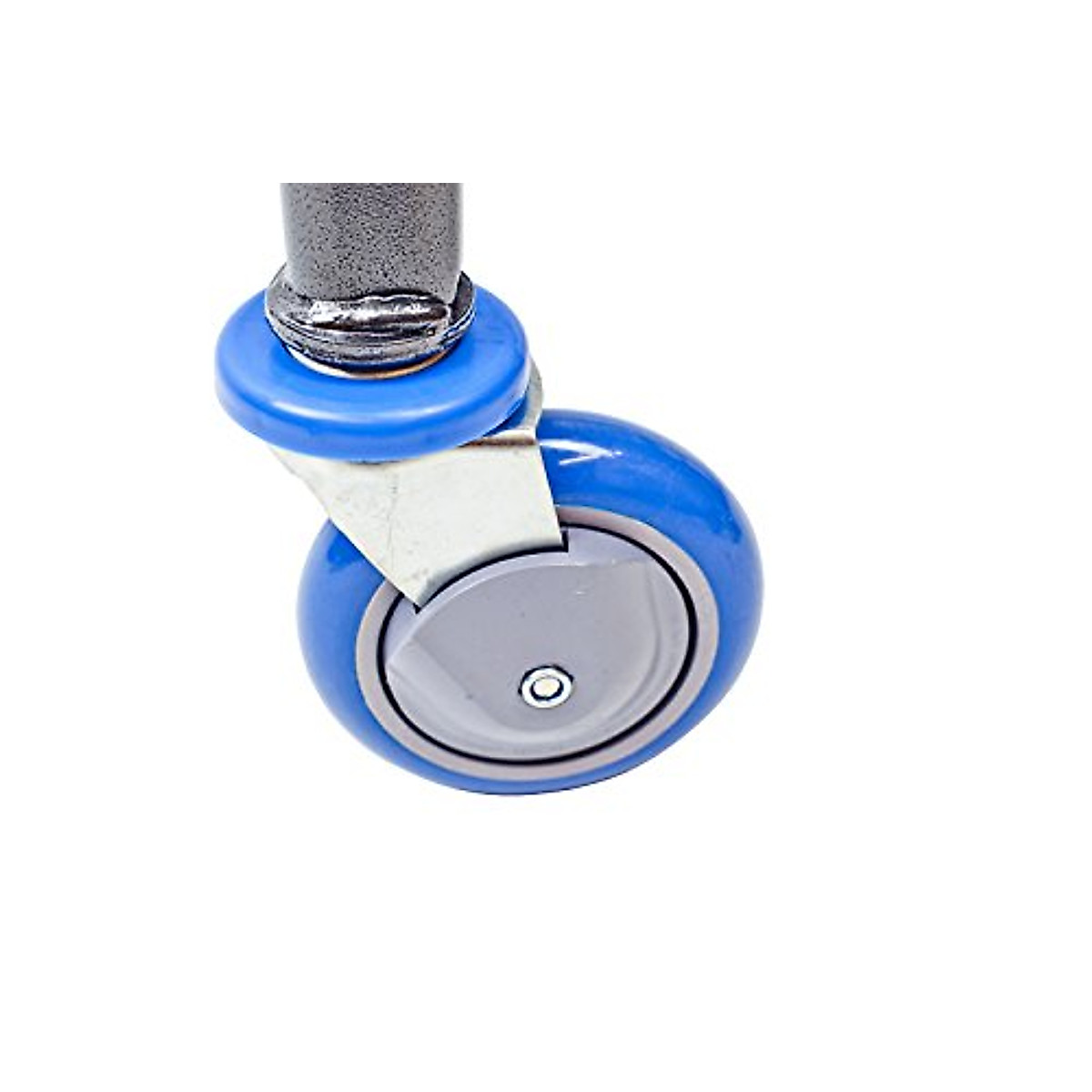 Cart&Supply Heavy Duty Household & Commercial Charcoal Grey Cart with U- Handle (Blue)