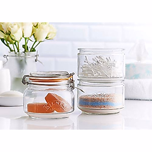 Kilner Stackable Storage Jar Set, 17.5 x 17.5 x 32 cm