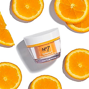 No.7 Radiance+ Vitamin C Daily Brightening Moisturizer - Face Moisturizer for Hydrating & Brightening Dull Skin - Lightweight Vitamin C Face Moisturizer (1.69 fl oz)